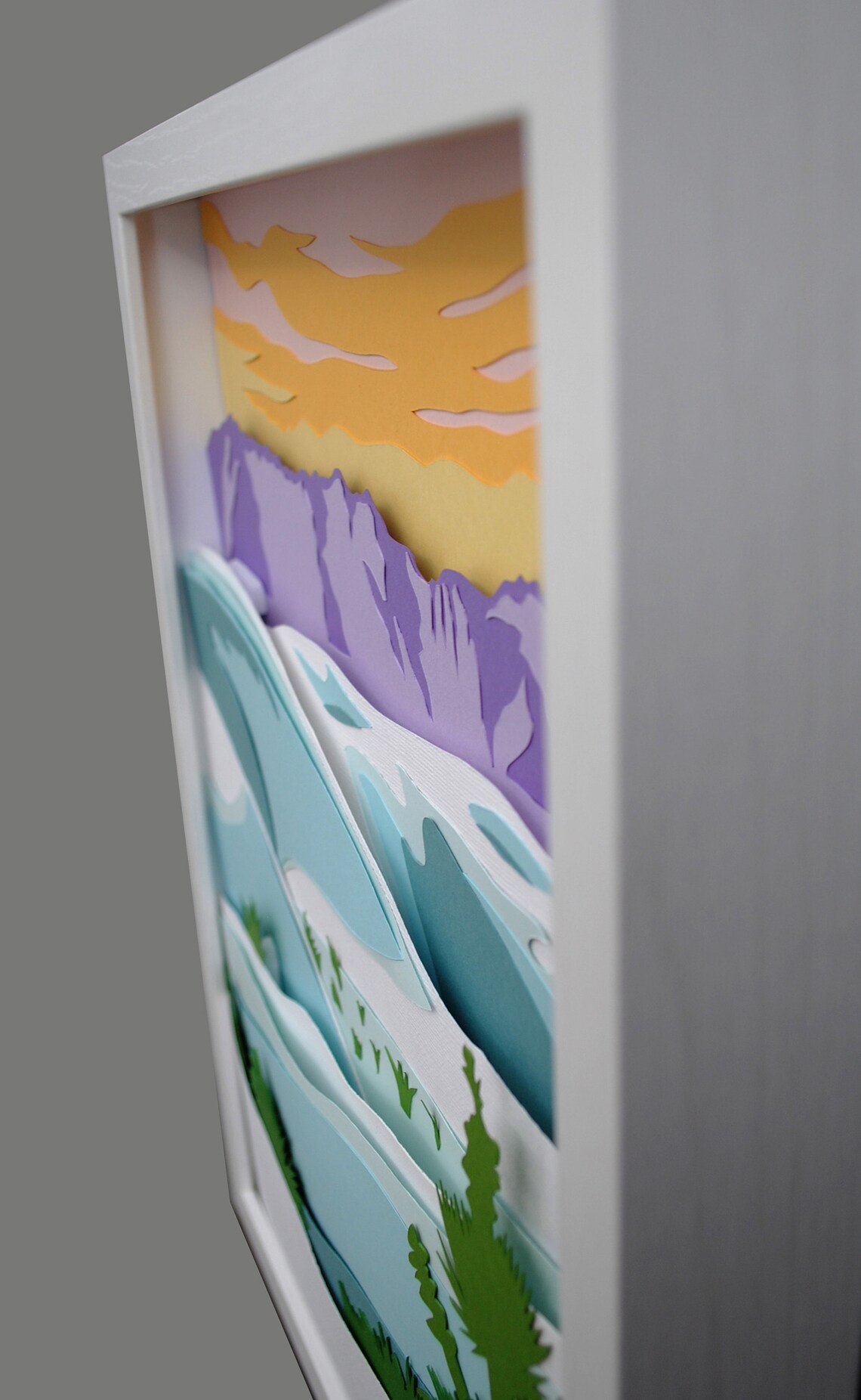 White Sand National Park PAPER CUTTING Colorful Cacti New | Etsy