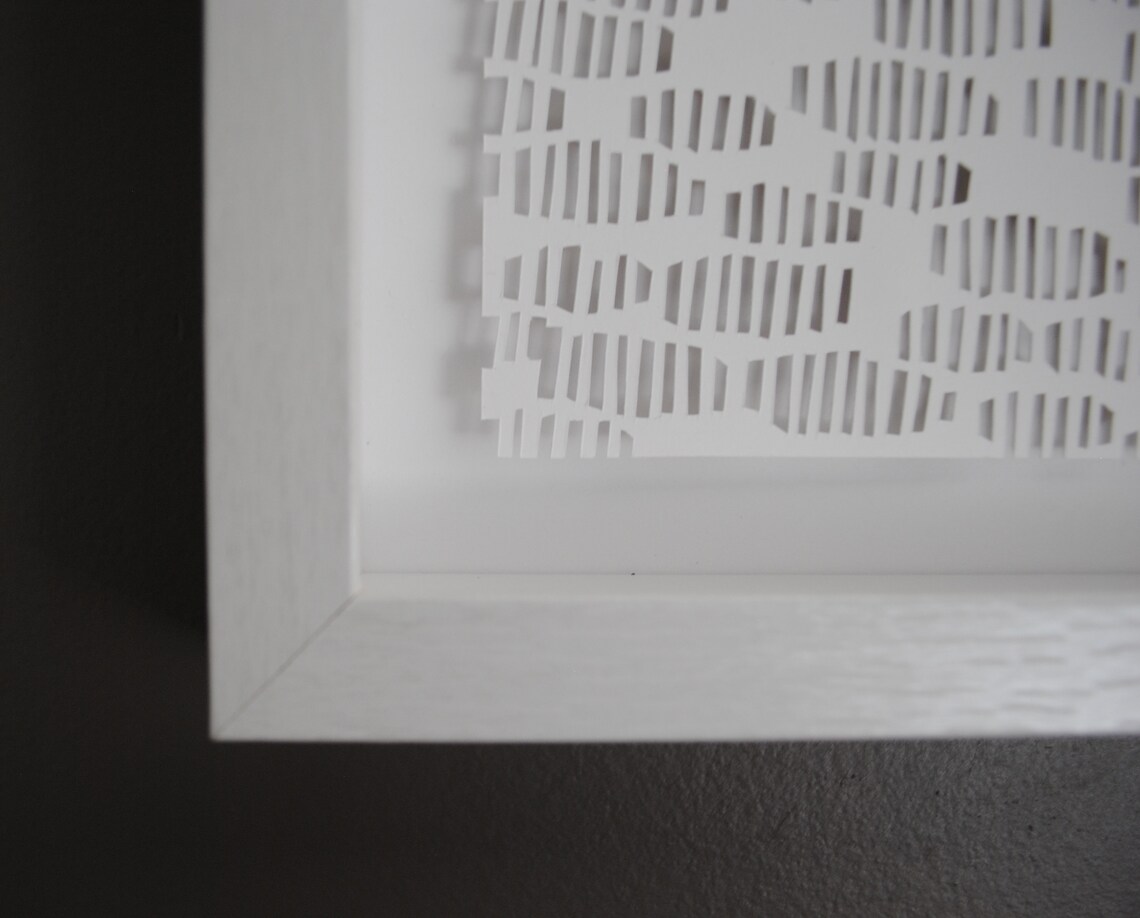 Texture Lines delicate PAPER CUTTING - Etsy