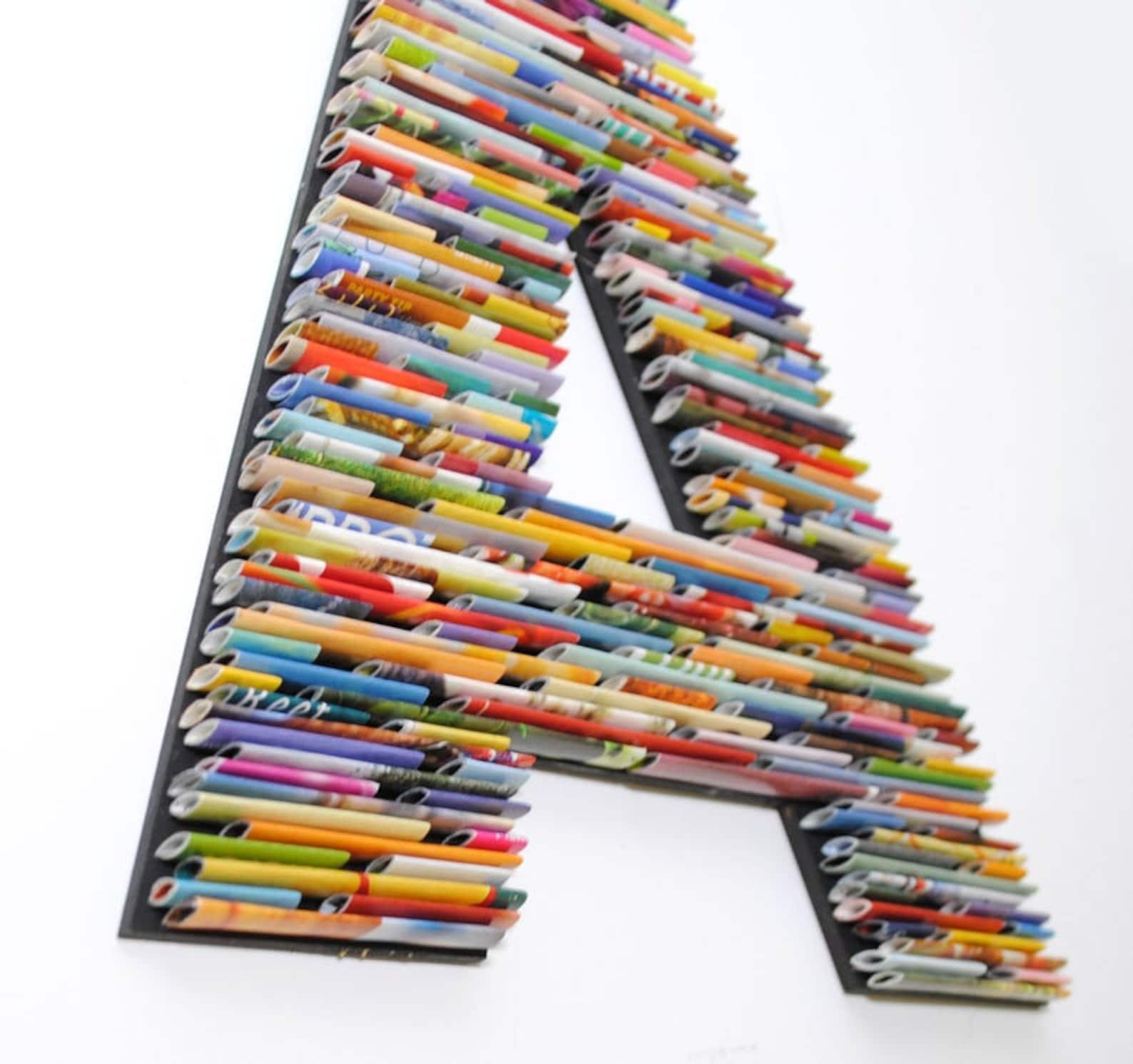 XL 16 Letters Numbers Symbols Made With Recycled - Etsy