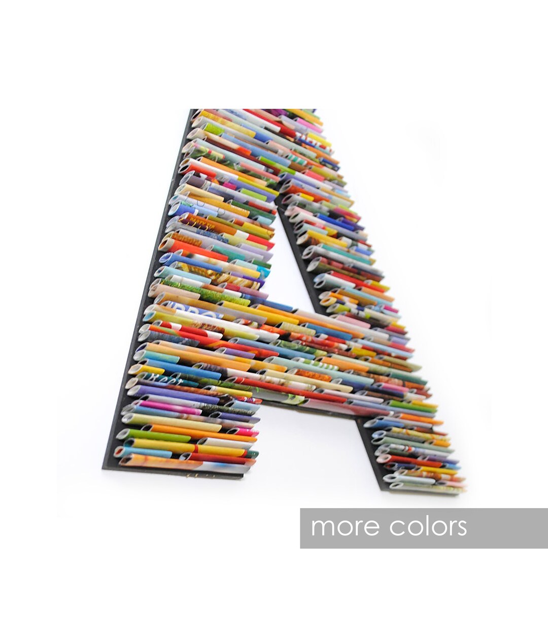 SMALL 6" Letters, Numbers, Symbols Made With Recycled Magazines ...