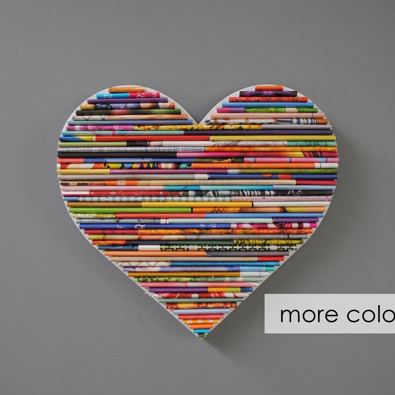 Rolled Magazine Art - Etsy