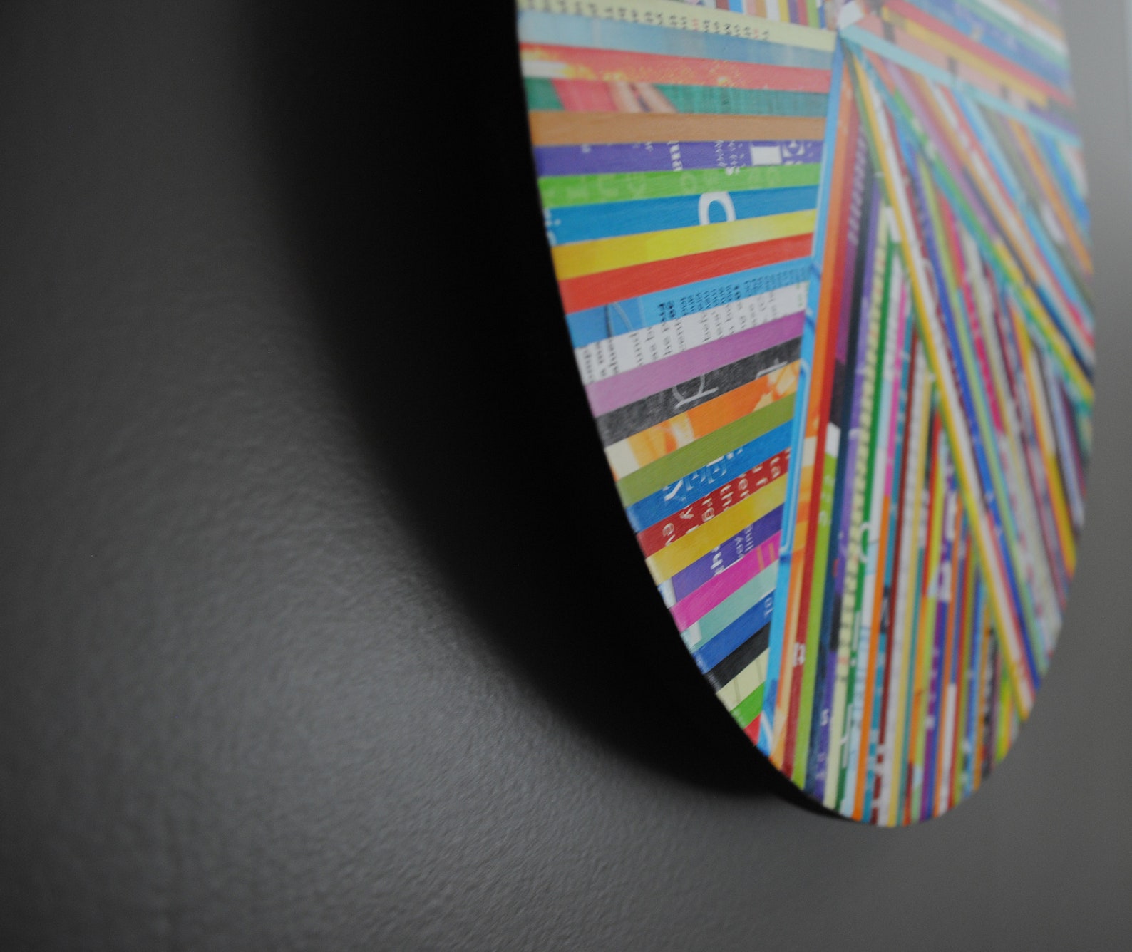 COLORFUL Round Wall Art choose Your Own Colors Set of 9-made - Etsy