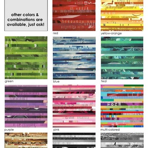 Oval Picture Frame- Made From Recycled Magazines, Colorful,stripes,blue ...