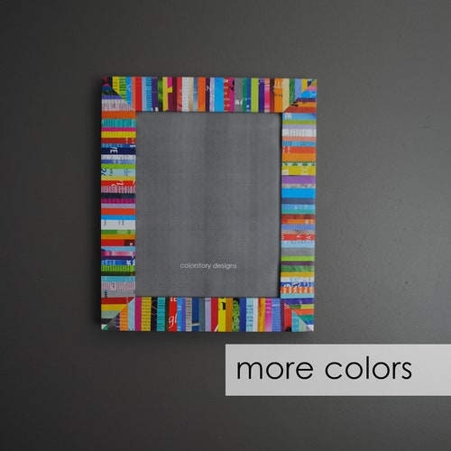 Oval Picture Frame Made From Recycled Magazines - Etsy