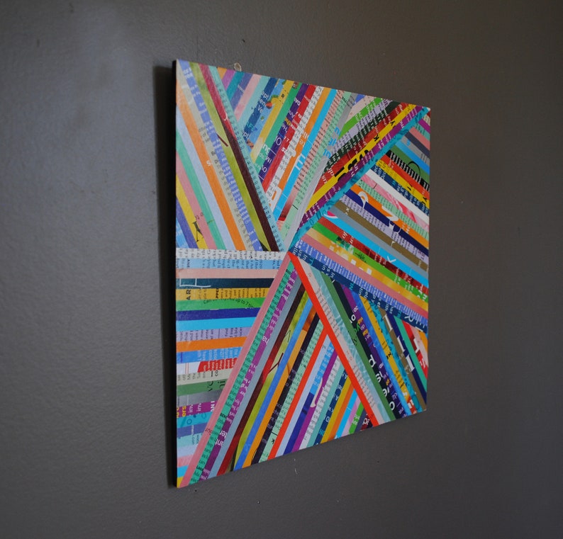 COLORFUL Square Wall Art choose Your Own Colors-made From - Etsy