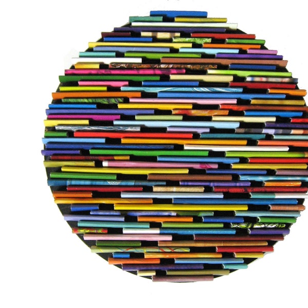 Round Art for Wall - Etsy