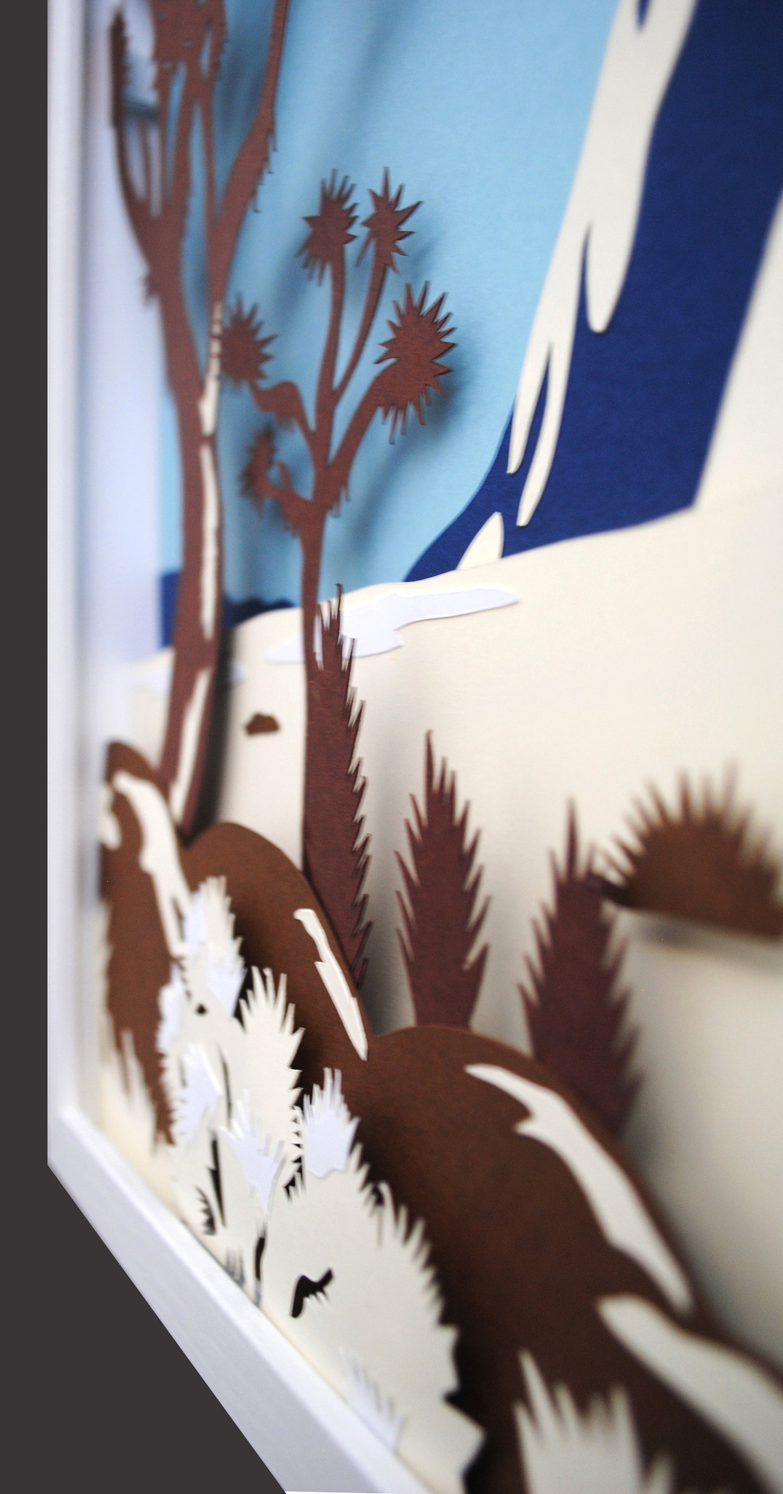 Joshua Tree National Park PAPER CUTTING California Desert - Etsy