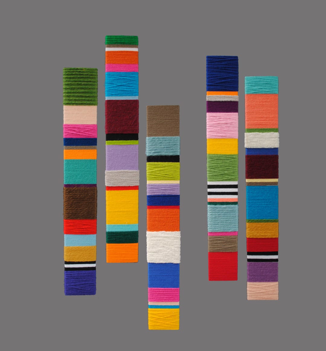 Colorful Fiber WALL ART - Crisp Lines,string Art,depth,detail,mid ...