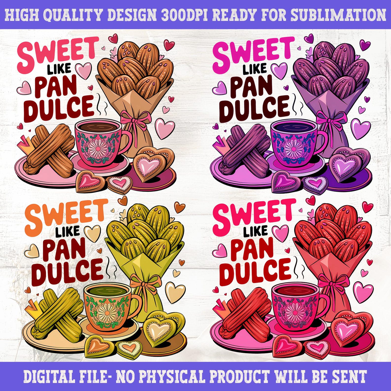 Sweet Like Pan Dulce PNG, Mexican Concha Digital Art, Funny Valentines ...