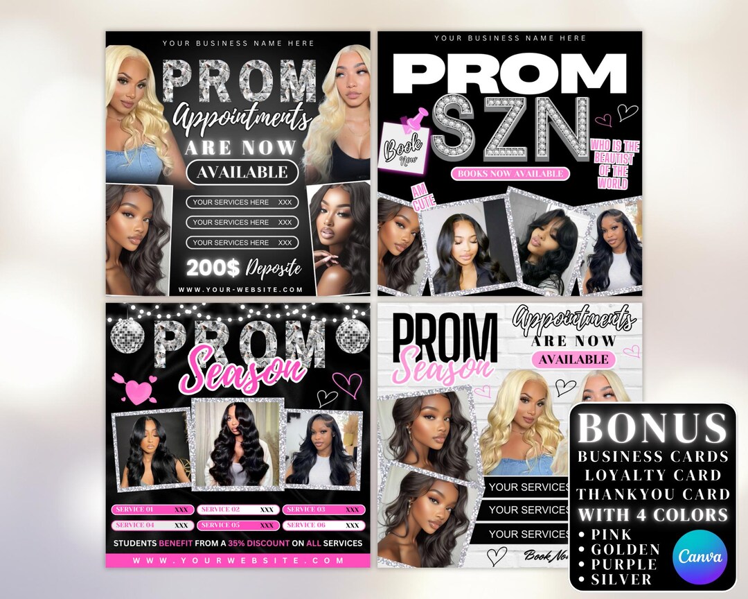4xprom Invitation, Prom Send off Flyer,prom Invitation Flyer,prom Flyer ...