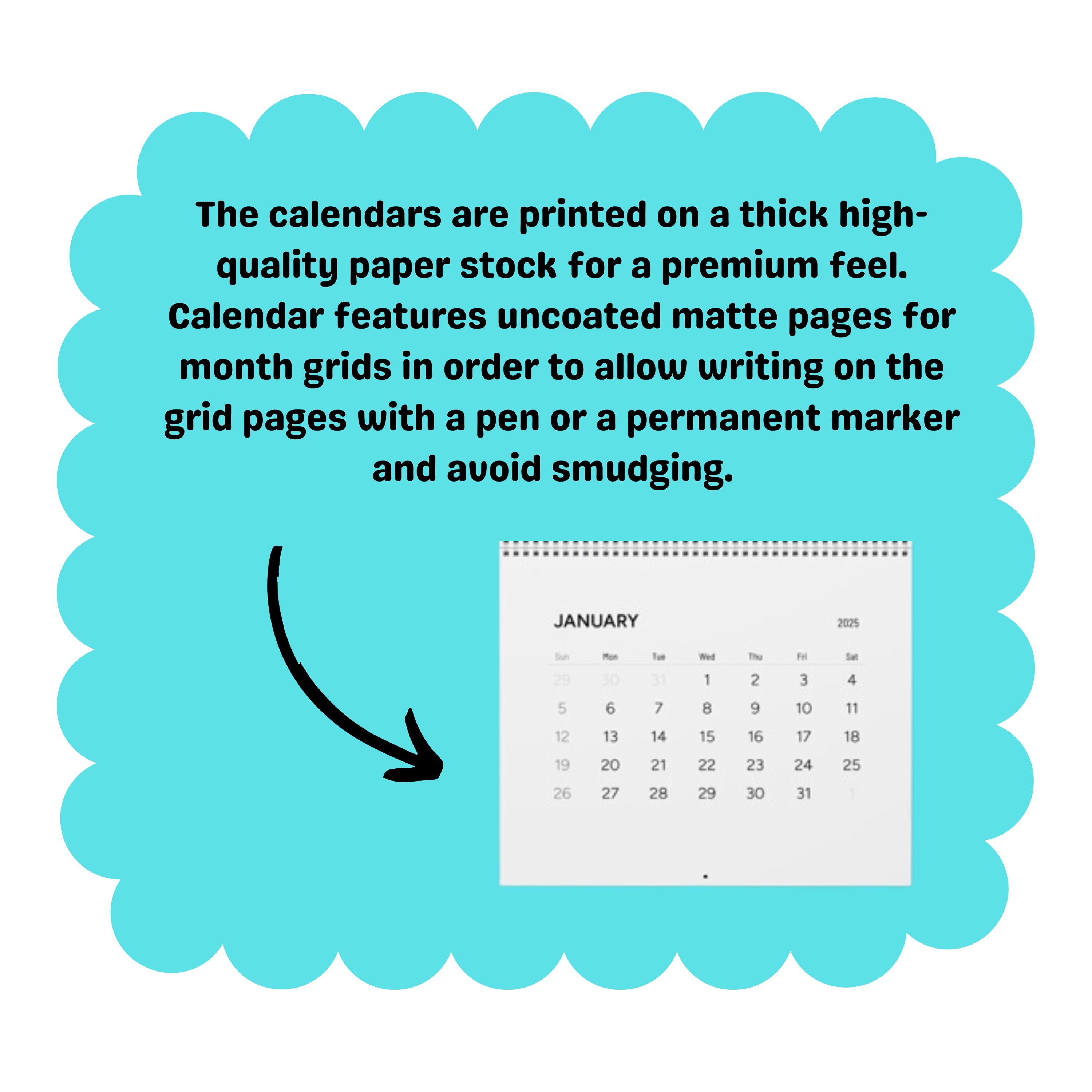 Gift, Swear Word Calendar, 2025 Calendar, Sarcastic Calendar, Christmas ...