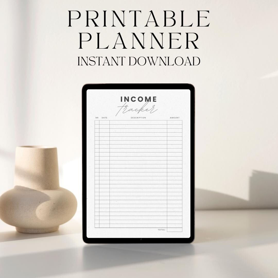 INCOME PLANNER SHEET, Income Spreadsheet, Google Sheet Income, Business ...