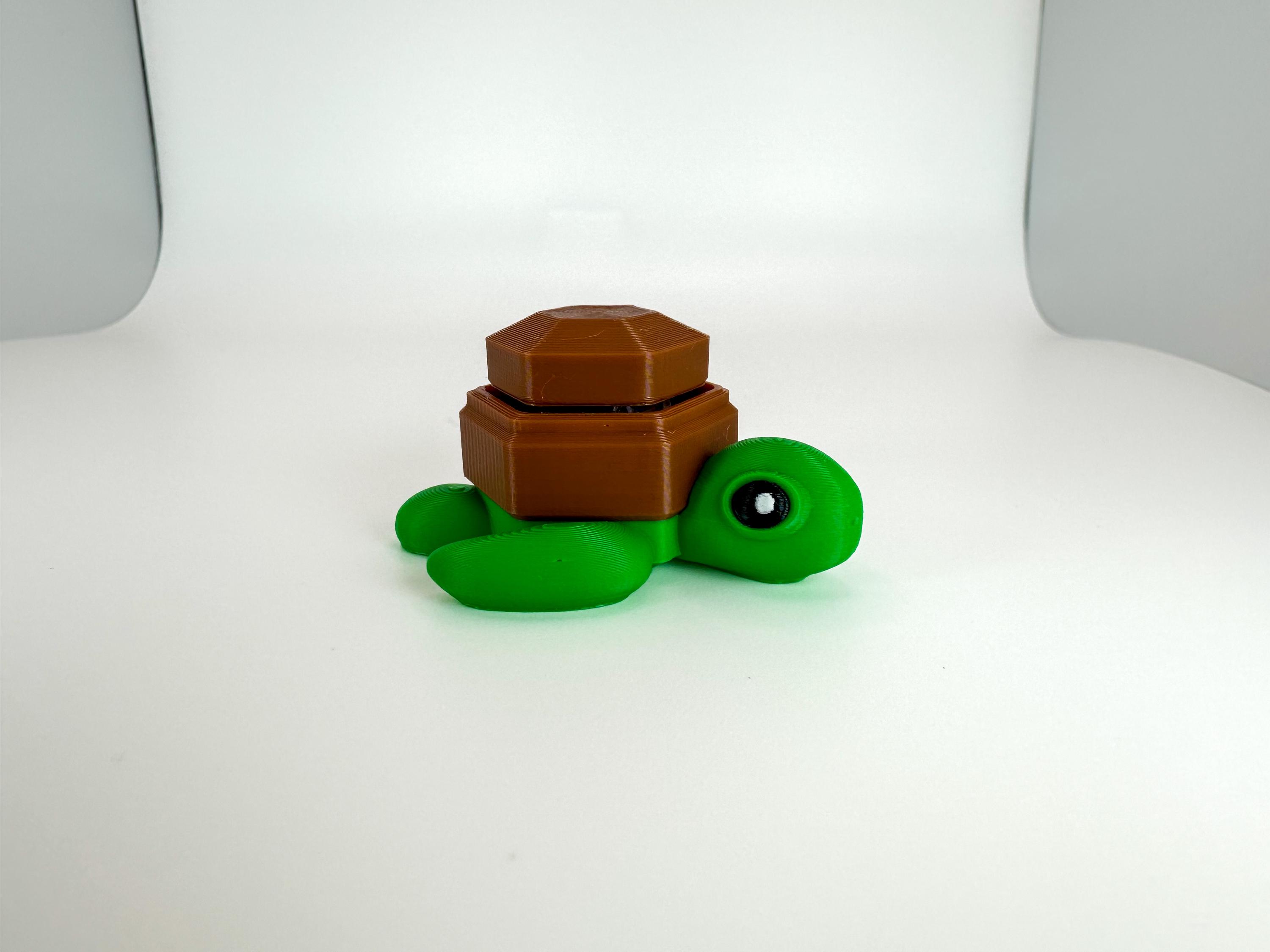 Turtle Fidget Clicker Toy With Mechanical Switch | Unique Sensory Gift ...