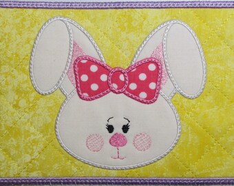 Machine Embroidery Design-ith-mug Rug-applique' Easter | Etsy