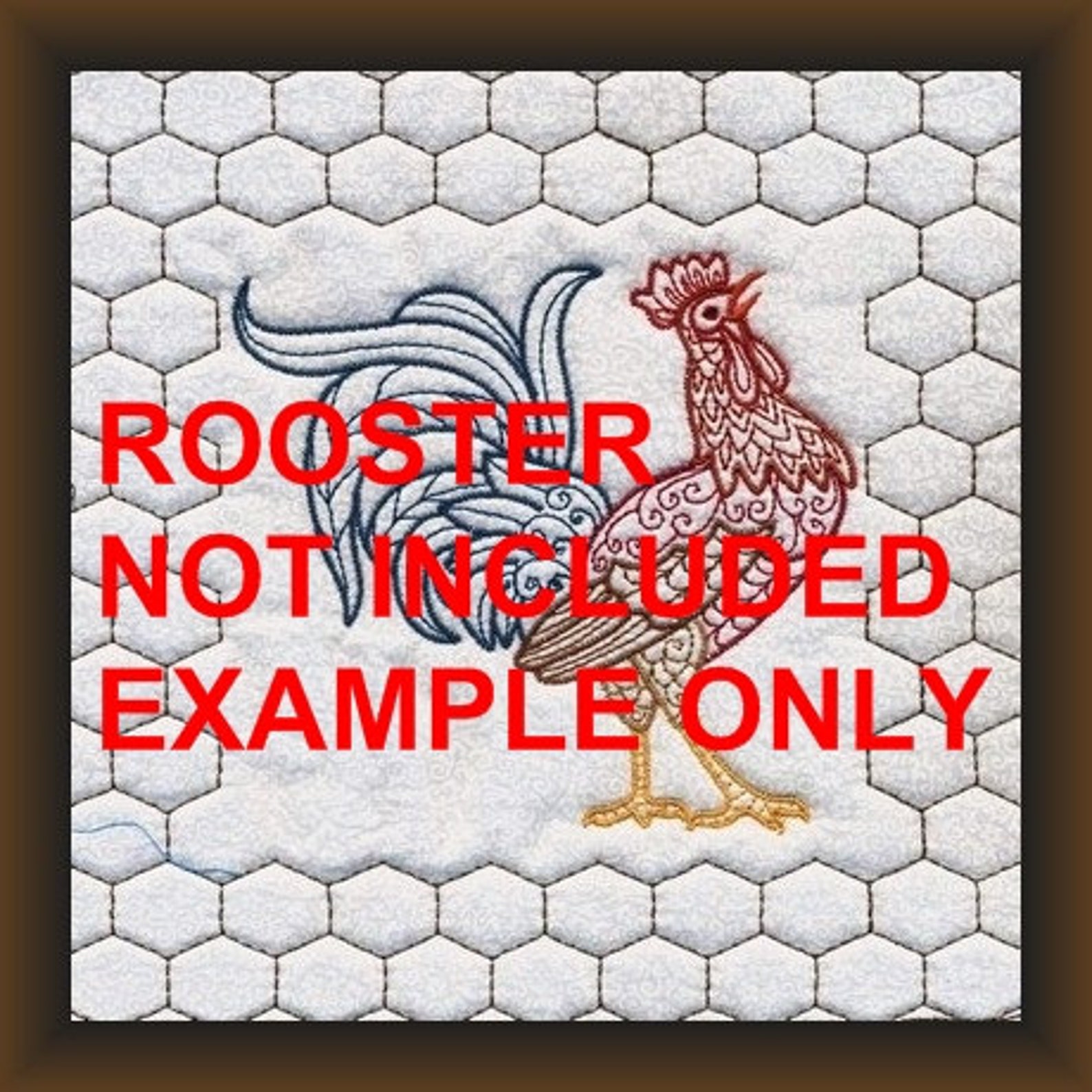 Machine Embroidery Design-chicken Wire With Several Sizes and Formats ...