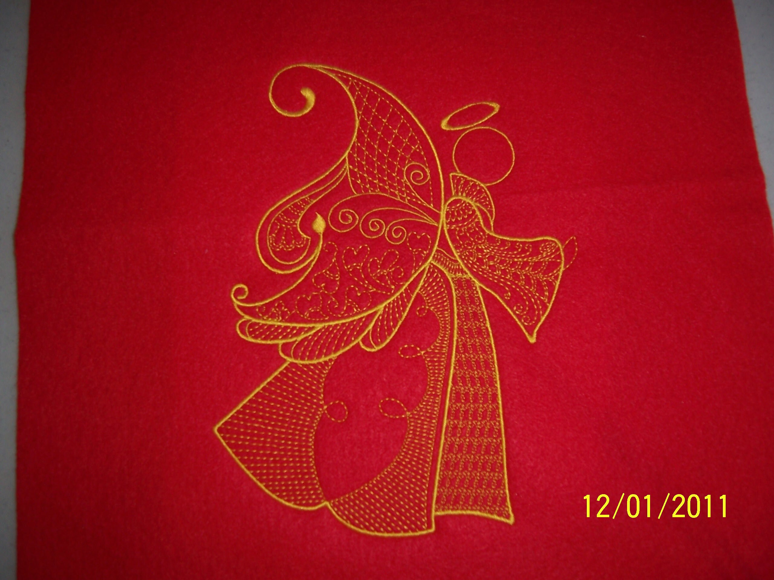 Machine Embroidery Design Angelic Fantasy 03-SINGLE Design | Etsy