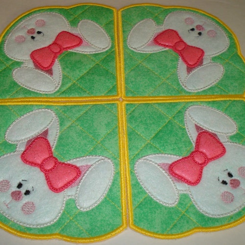 Machine Embroidery Design-ith-mug Rug-applique' Easter | Etsy