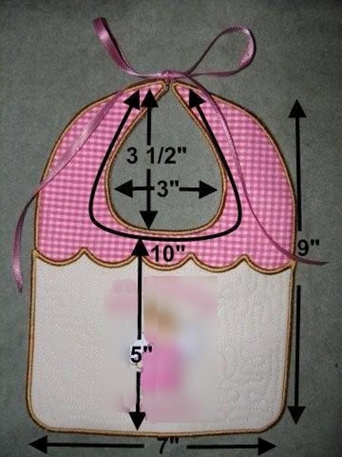 Machine Embroidery Design-ith-newborn Baby Bib-made in the USA | Etsy