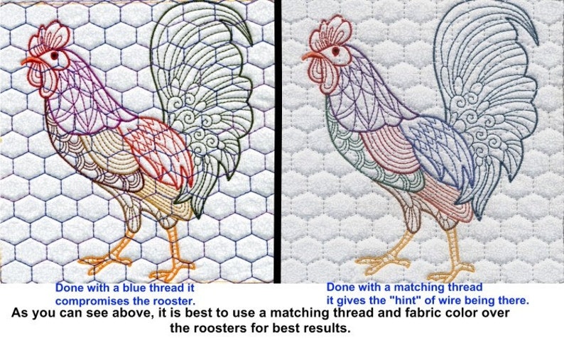 Machine Embroidery Design-chicken Wire With Several Sizes and Formats ...
