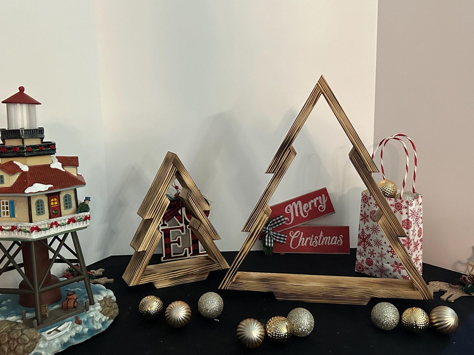 Wooden Table Top Christmas Trees - Etsy