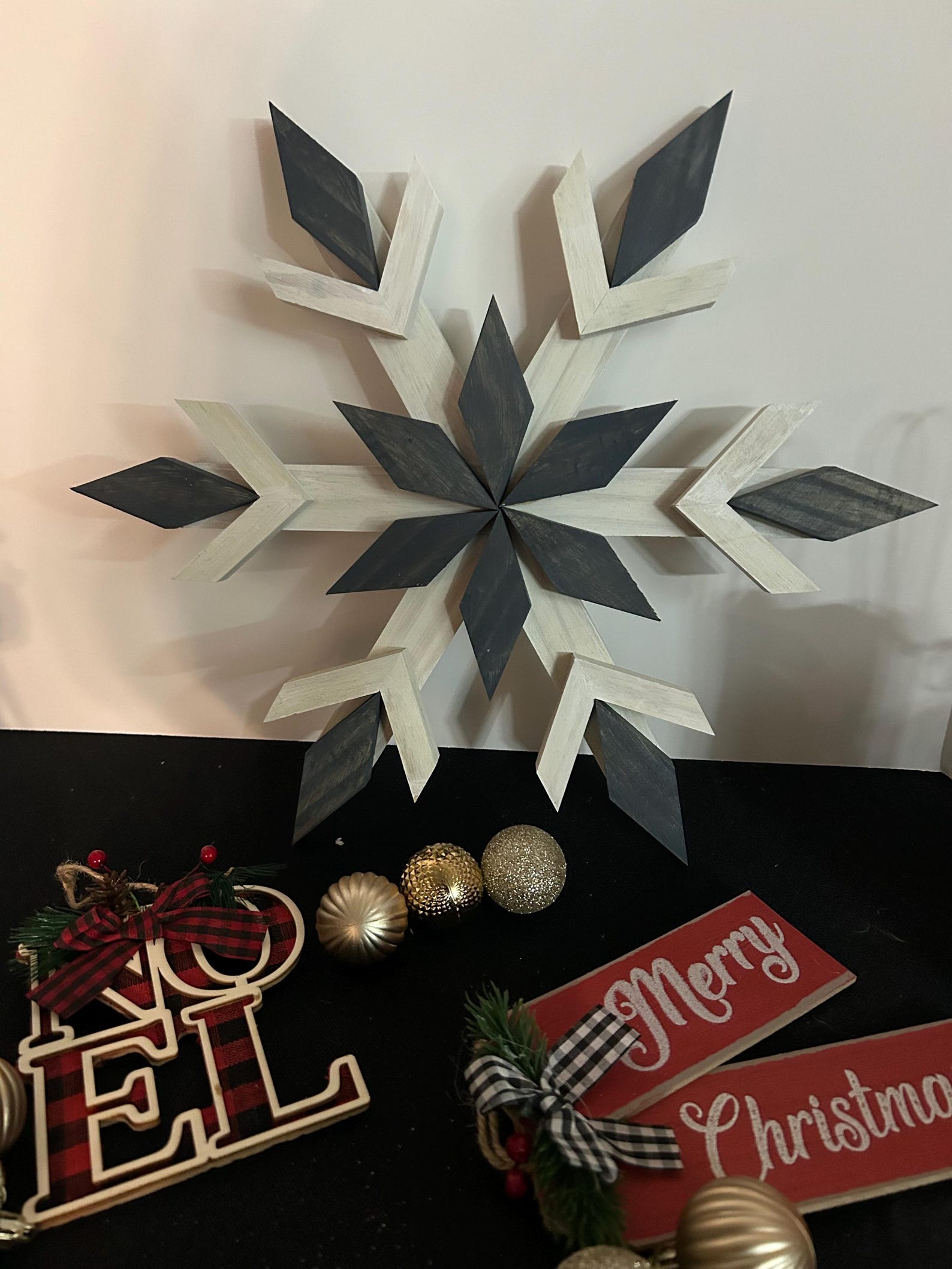 Rustic Wooden Snowflakes - Etsy