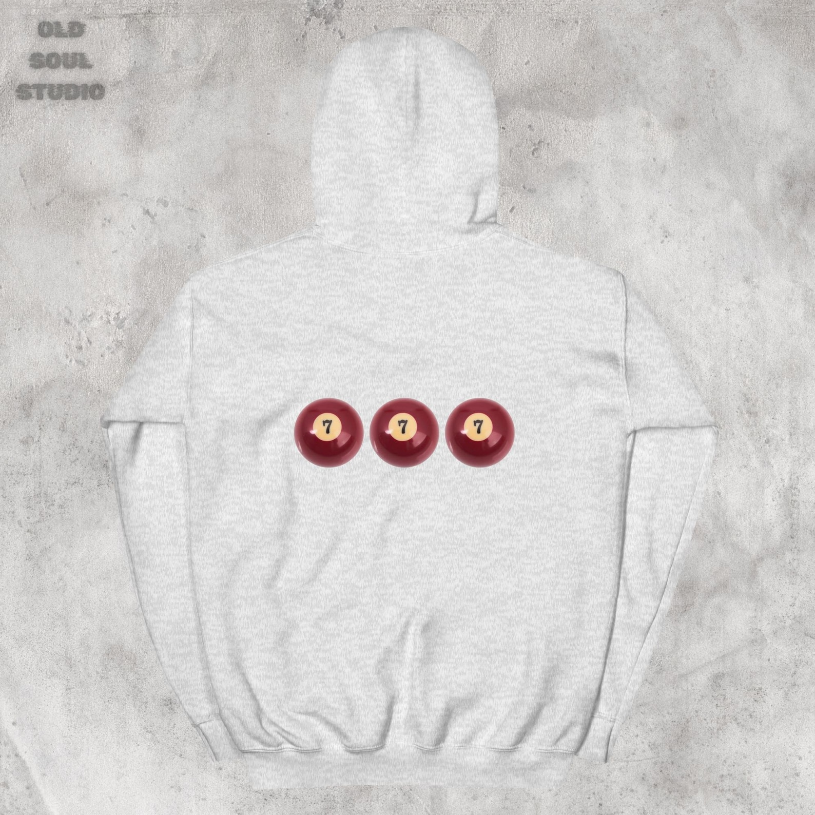 Lucky Red 8 Ball Hoodie, Angel Number Sweatshirt, Y2K Hoodie, Retro Red ...