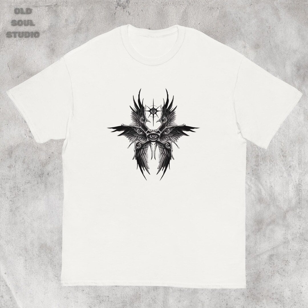 Biblically Accurate Angel T-shirt, Gothic Clothes, Angelcore Shirt ...