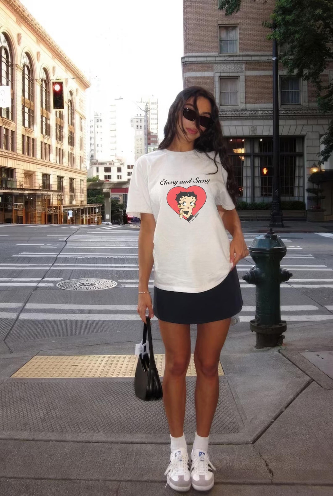 Betty Boop T-shirt, Classy and Sassy Shirt, Vintage Graphic Tee, Retro ...