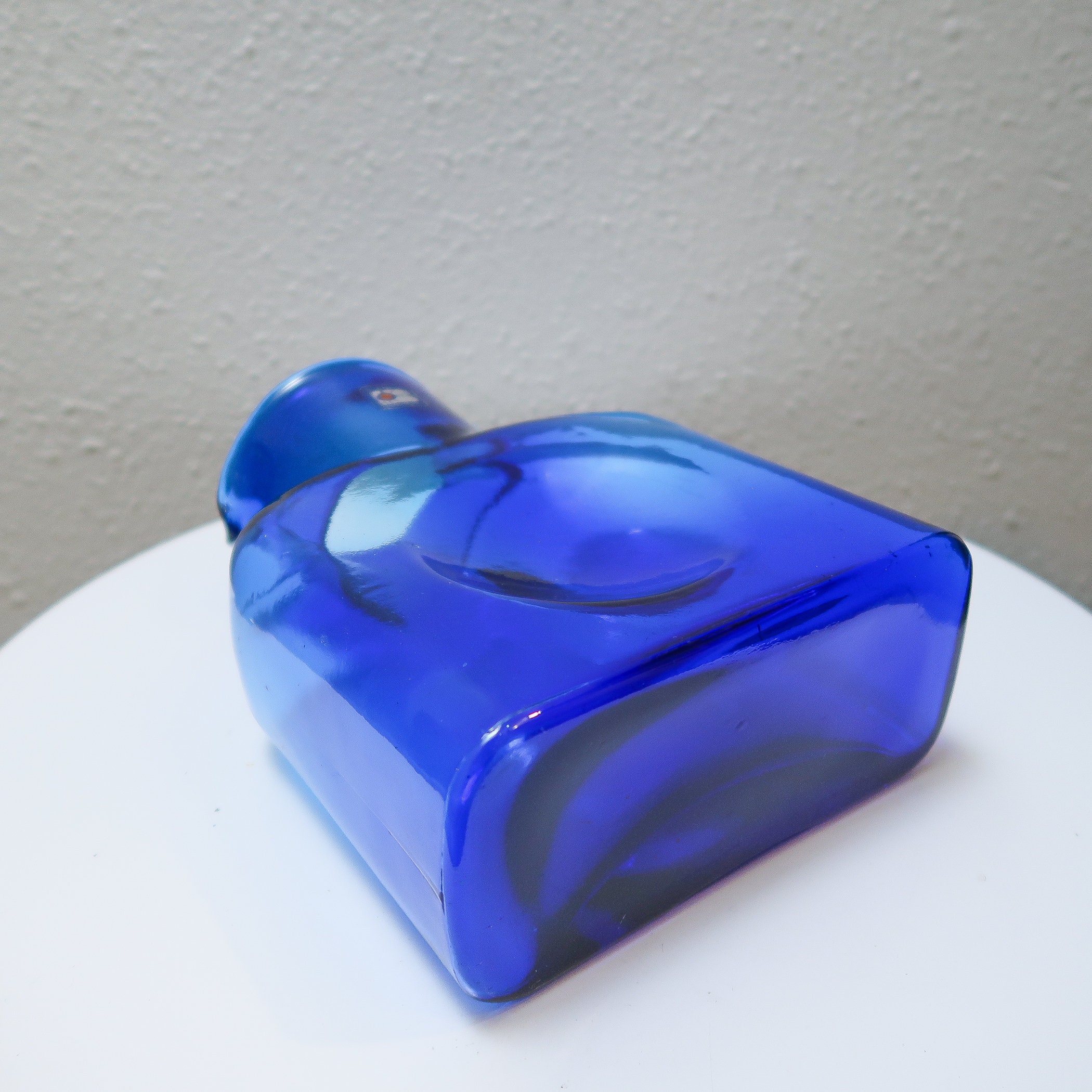 Blenko Mid Century Cobalt Blue Glass Water Carafe Pitcher W/ - Etsy