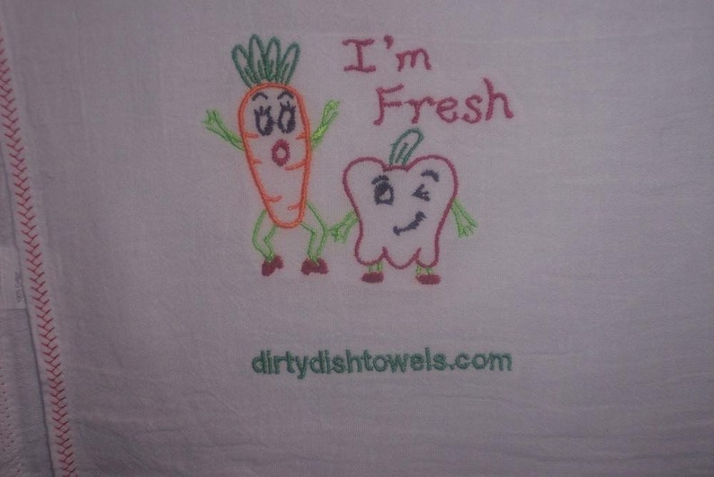 I'm Fresh Dish Towel - Etsy