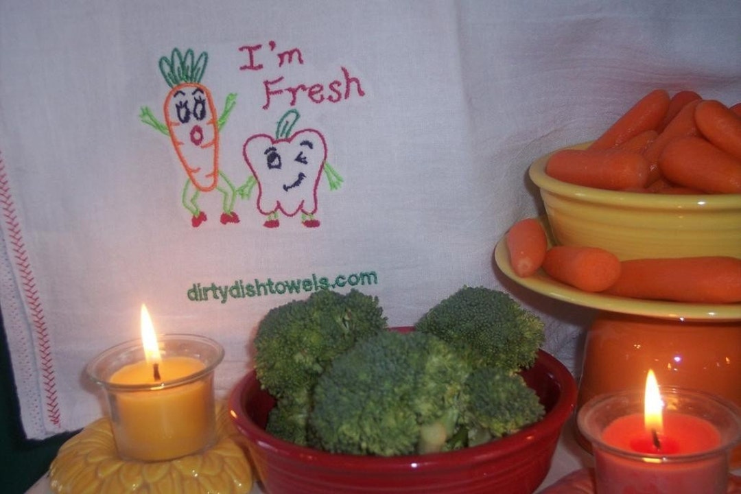 I'm Fresh Dish Towel - Etsy