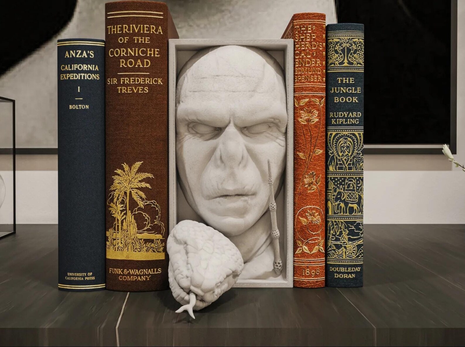 Harry Potters Lord Voldemort - Book Nook/wall Hanging - Etsy