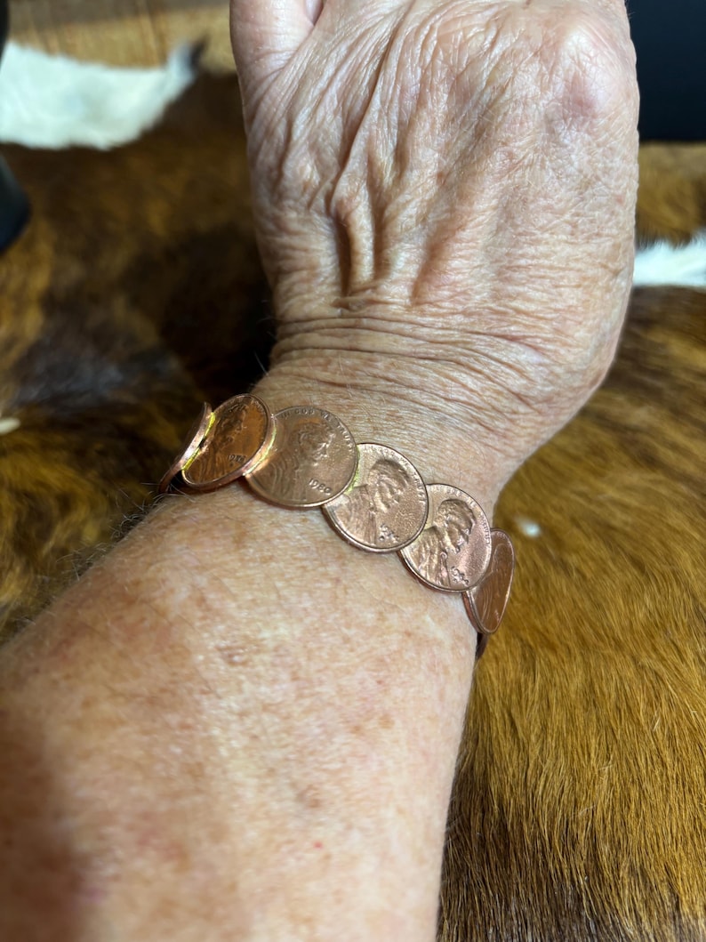 Penny Cuff, 100% Solid Copper, Made From Pennies Before 1981. You Will ...