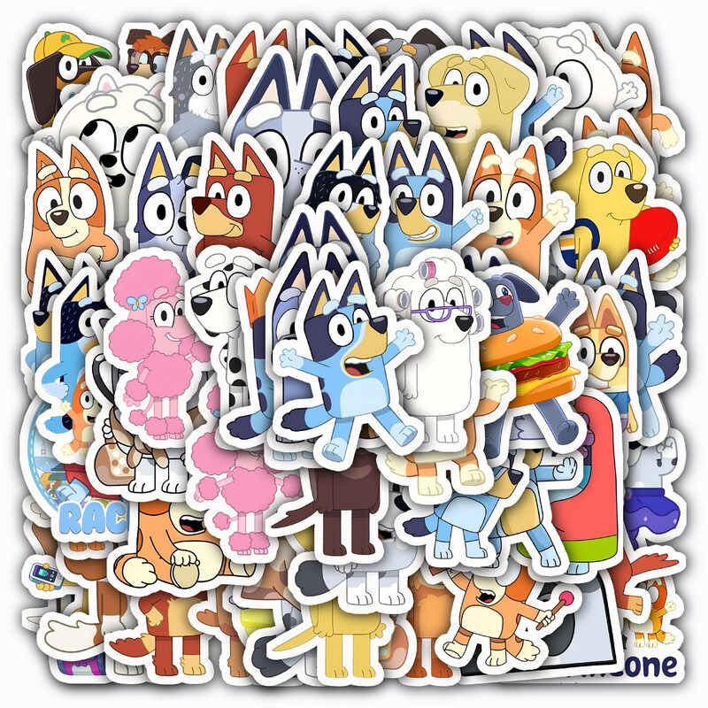 Bluey Stickers - Etsy
