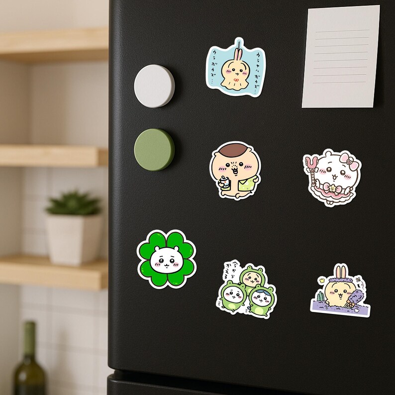 Chiikawa Stickers Sheet | Kawaii Animal Vinyl Decals 40 Piece - Etsy