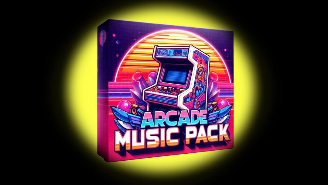 Arcade Music Pack, 24 Tracks, Twitch Music Streamer, Mood Sounds ...