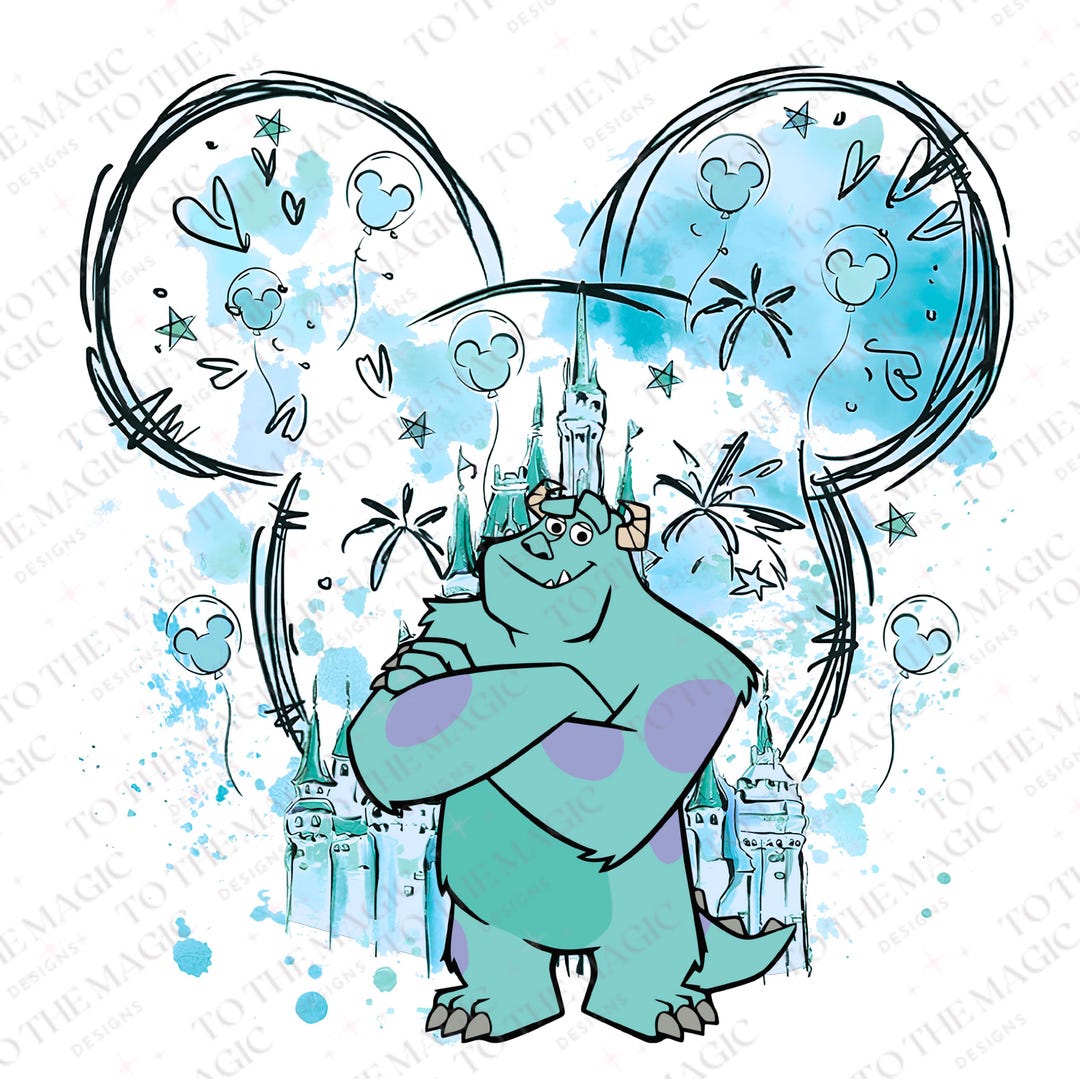 Sully Png,monster Inc PNG Bundle, Clipart for Birthday, Digital ...