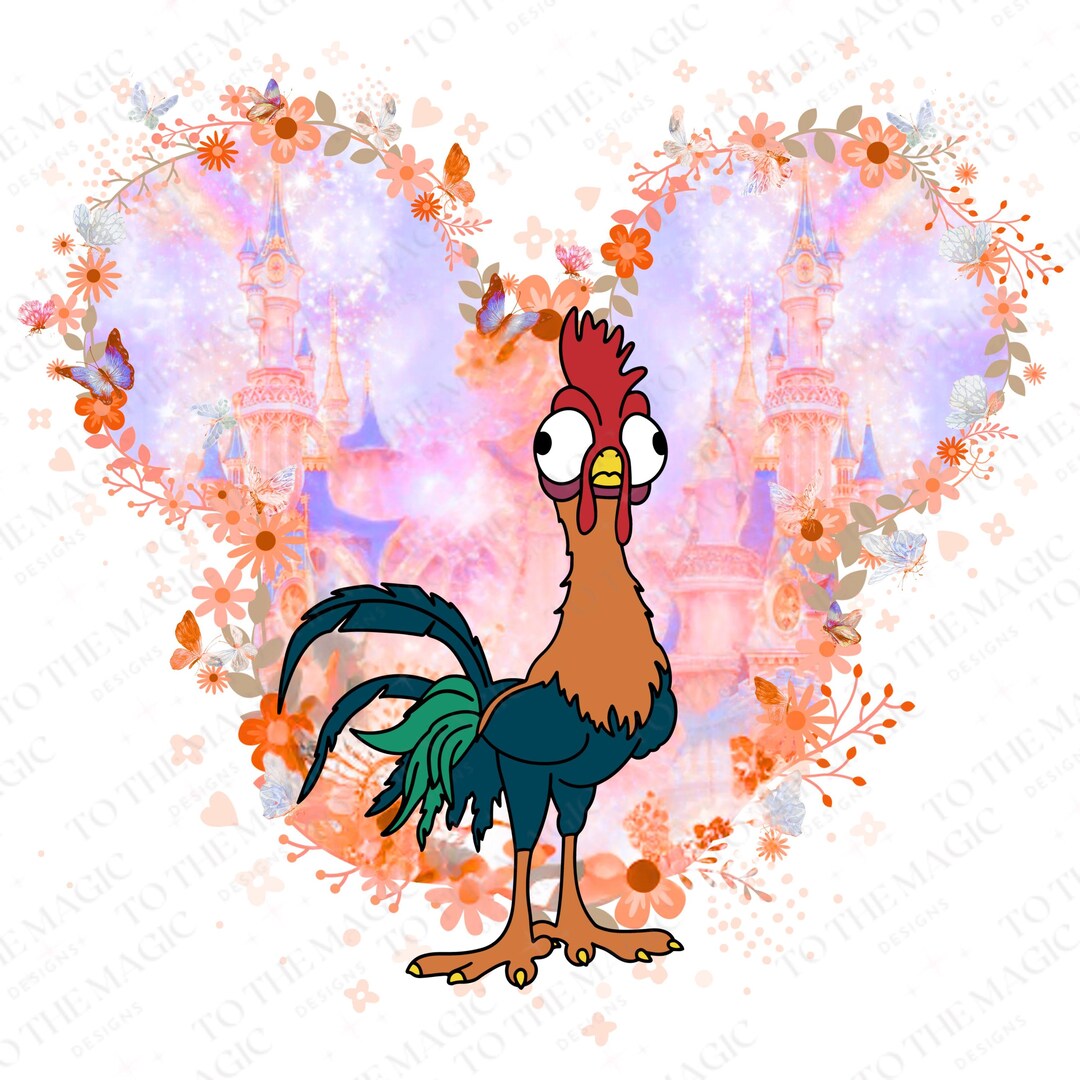 Moana Png, Magical Castle Floral Png, Magic Kingdom Png, Family ...