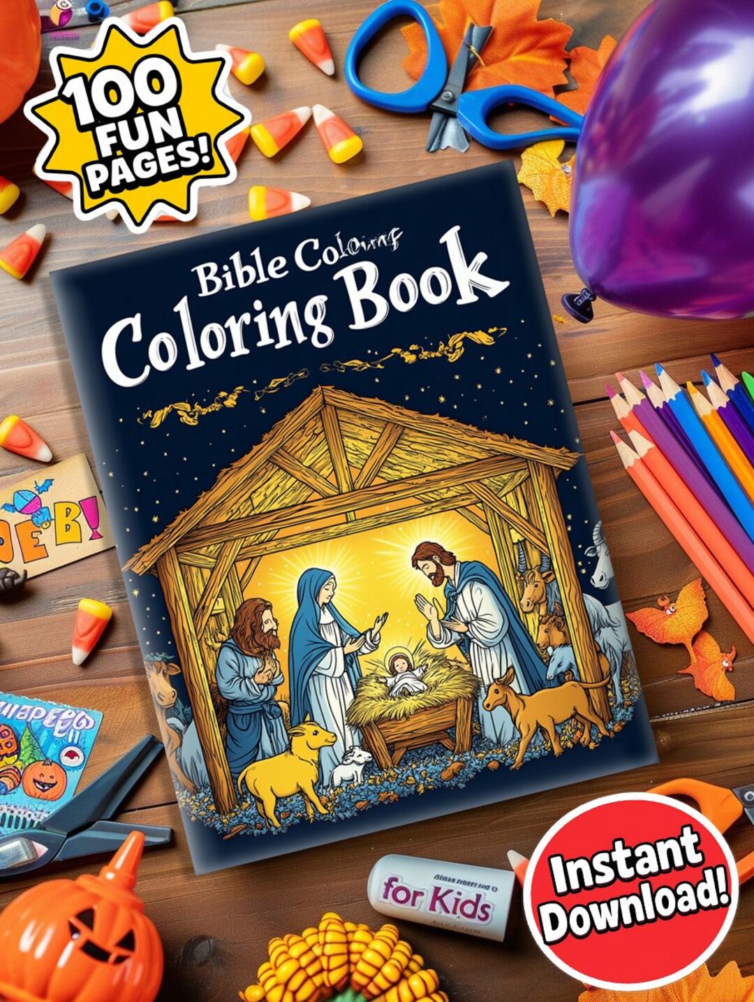 Over 100 Bible Coloring Pages for Kids | Christian Learning Fun | Jesus ...
