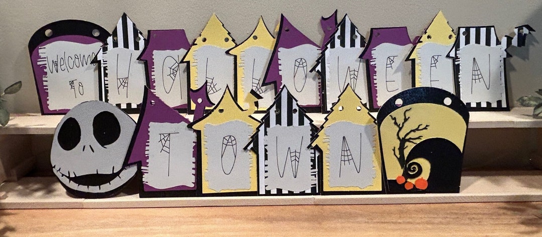 Nightmare Before Christmas Banner - Etsy