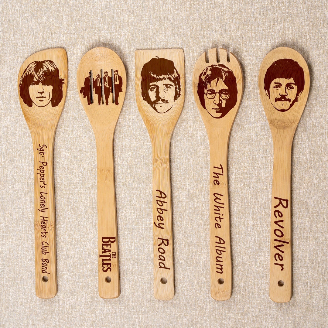 T. Beatles Kitchen Wooden Spoons for Cooking Tools Utensil Set - Etsy