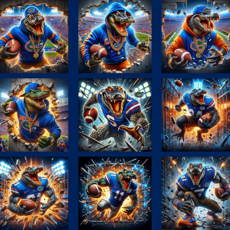 Florida Gators Art - Etsy