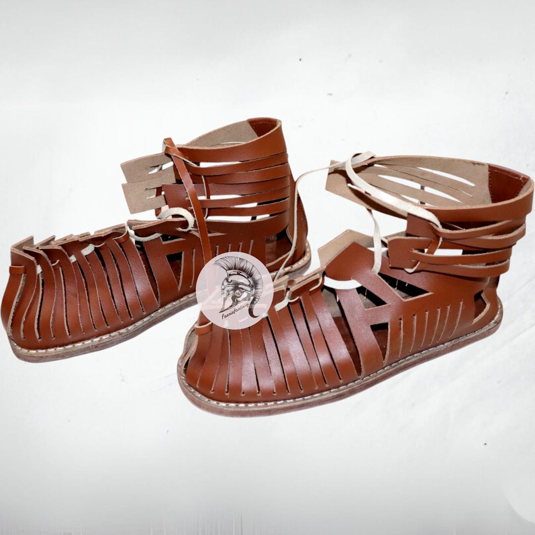 Medieval Roman Sandal Caligae Medieval Gladiator Sandal - Etsy