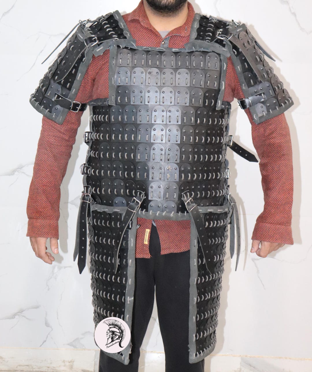Medieval Lamellar Armor Handcrafted Aluminum Plate Armor for Historical ...