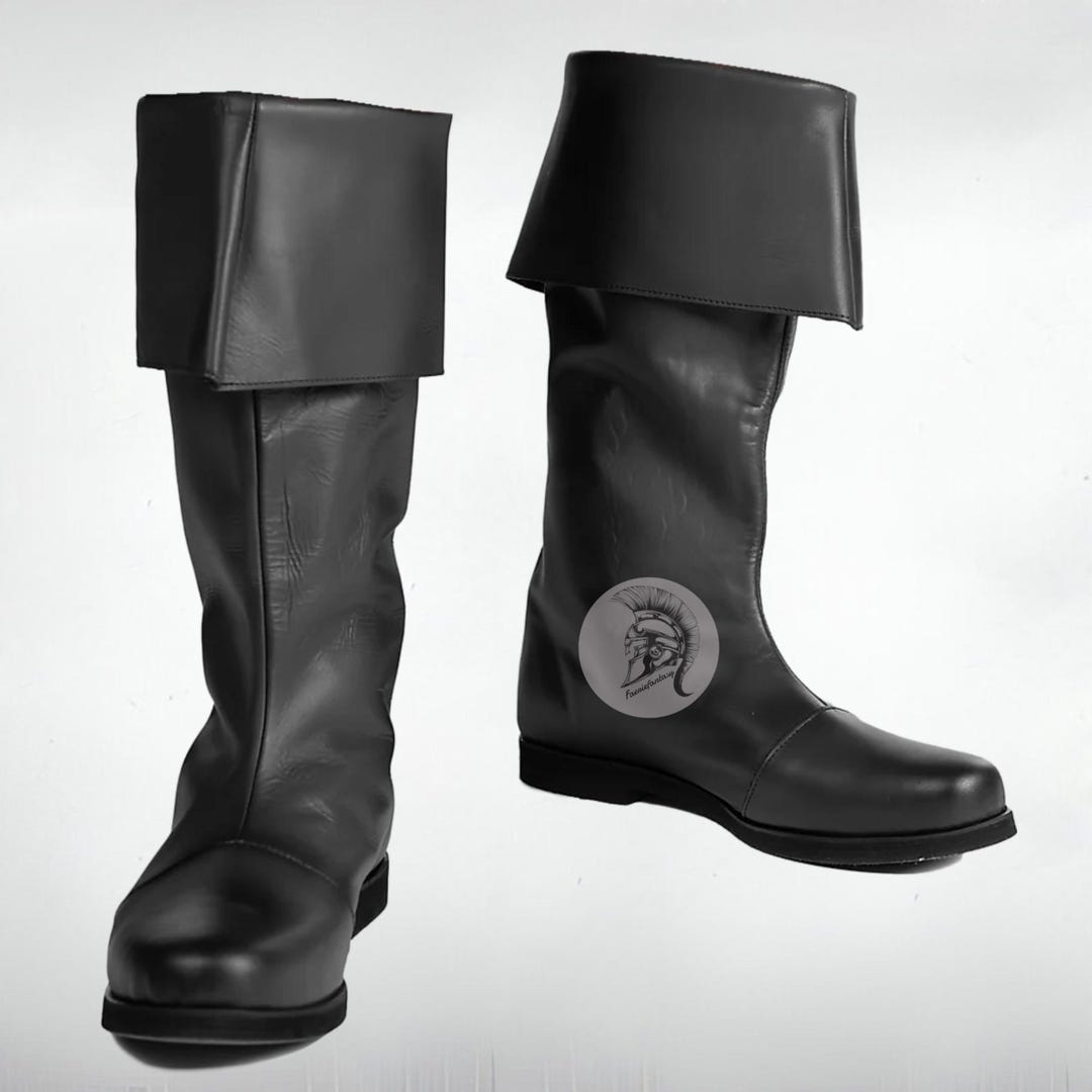 Handcrafted Knight's Defender Leather Shoes With Steel Reinforcement - Etsy