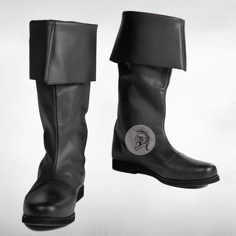 Handcrafted Knight's Defender Leather Shoes With Steel Reinforcement - Etsy