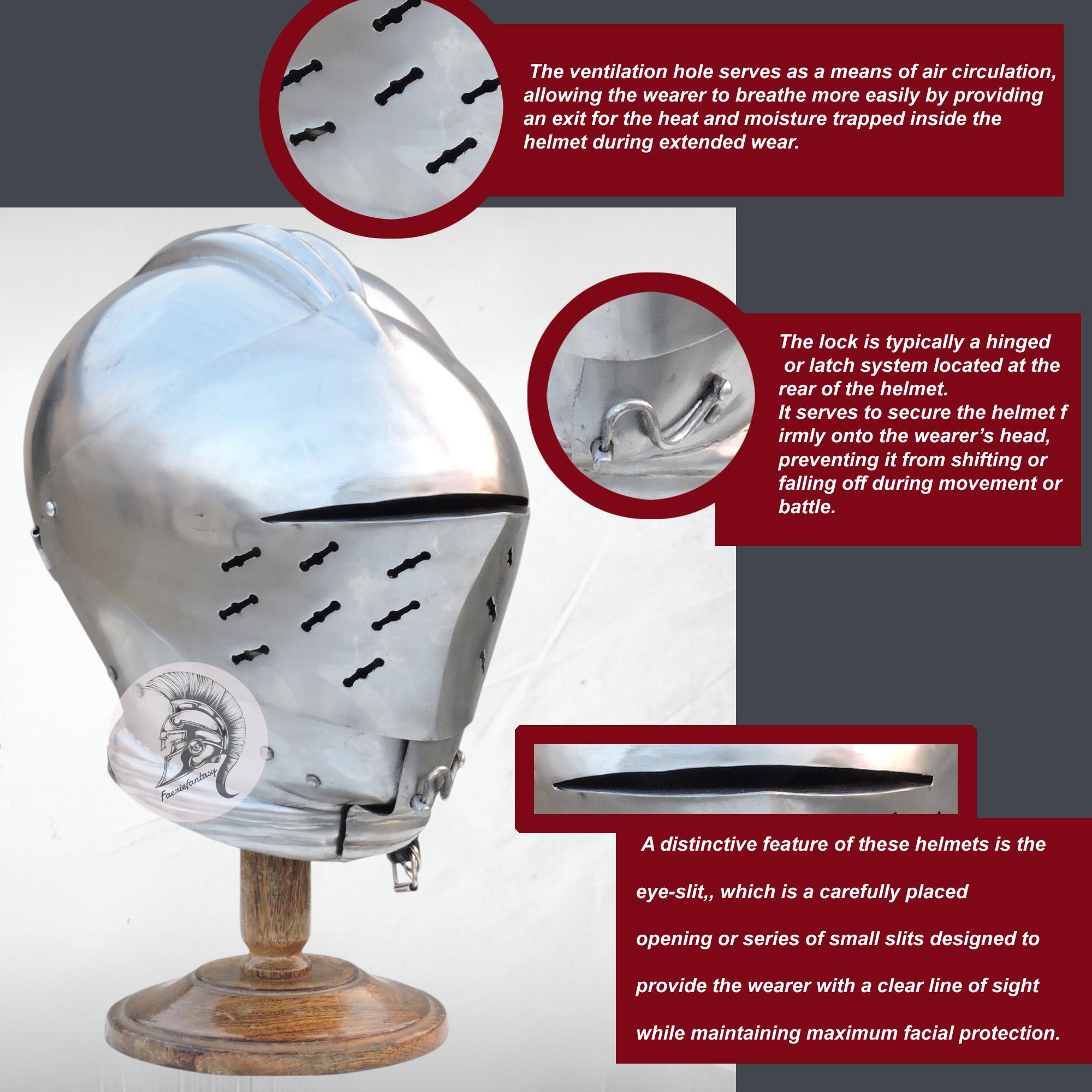 Medieval Tudor Knight's Helmet - Etsy