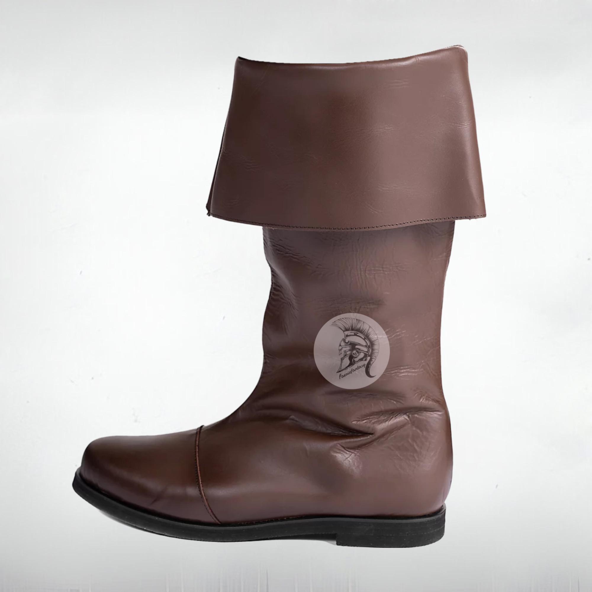 Handcrafted Knight's Defender Leather Shoes With Steel Reinforcement - Etsy