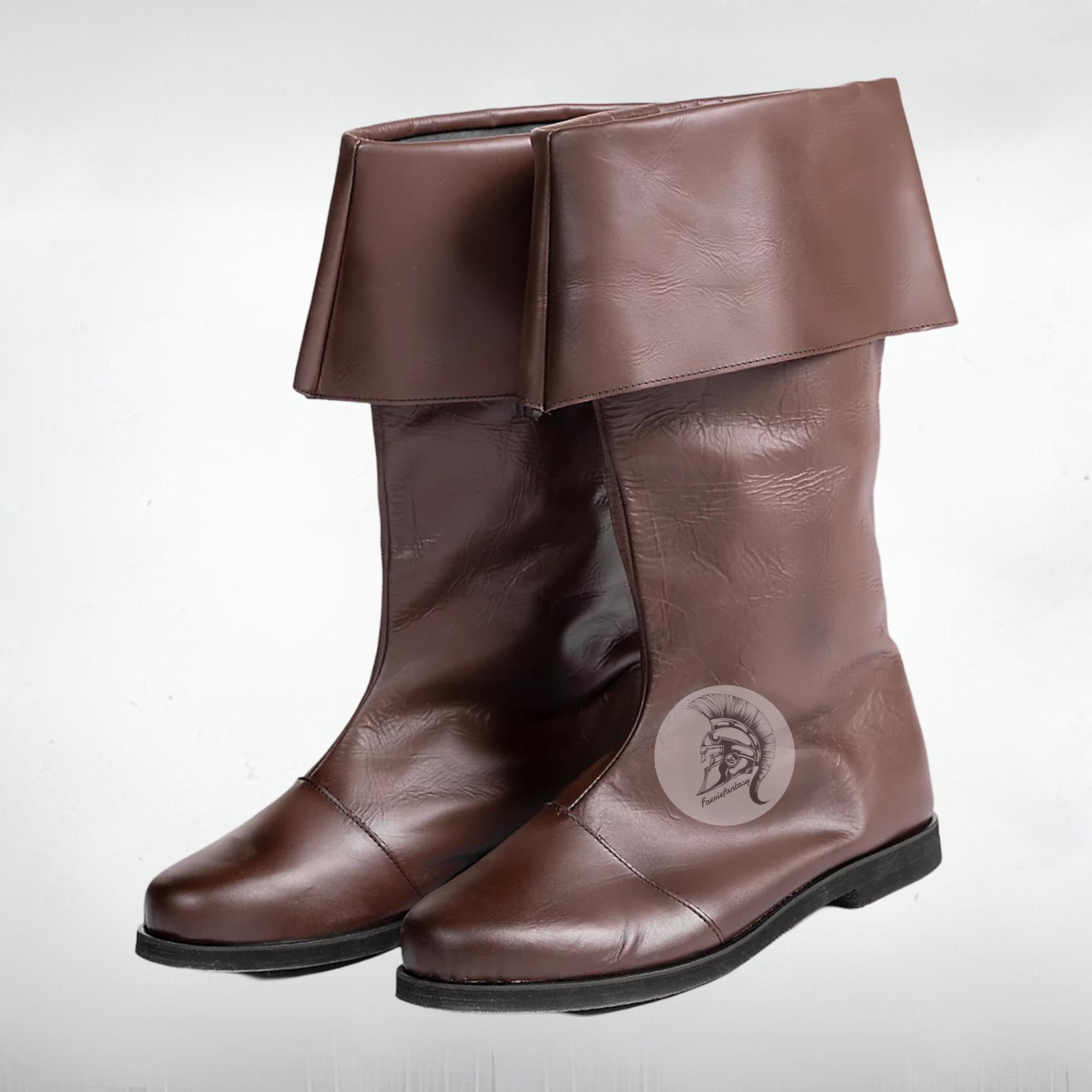 Handcrafted Knight's Defender Leather Shoes With Steel Reinforcement - Etsy