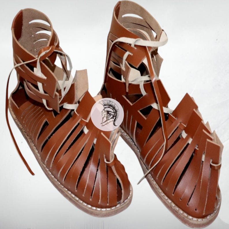 Medieval Roman Sandal | Caligae | Medieval Gladiator Sandal - Etsy